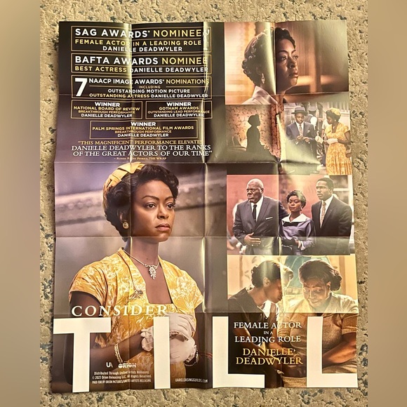 Art | Till Promotional Poster Sag Screen Actors Guild 2x25 In Folded ...